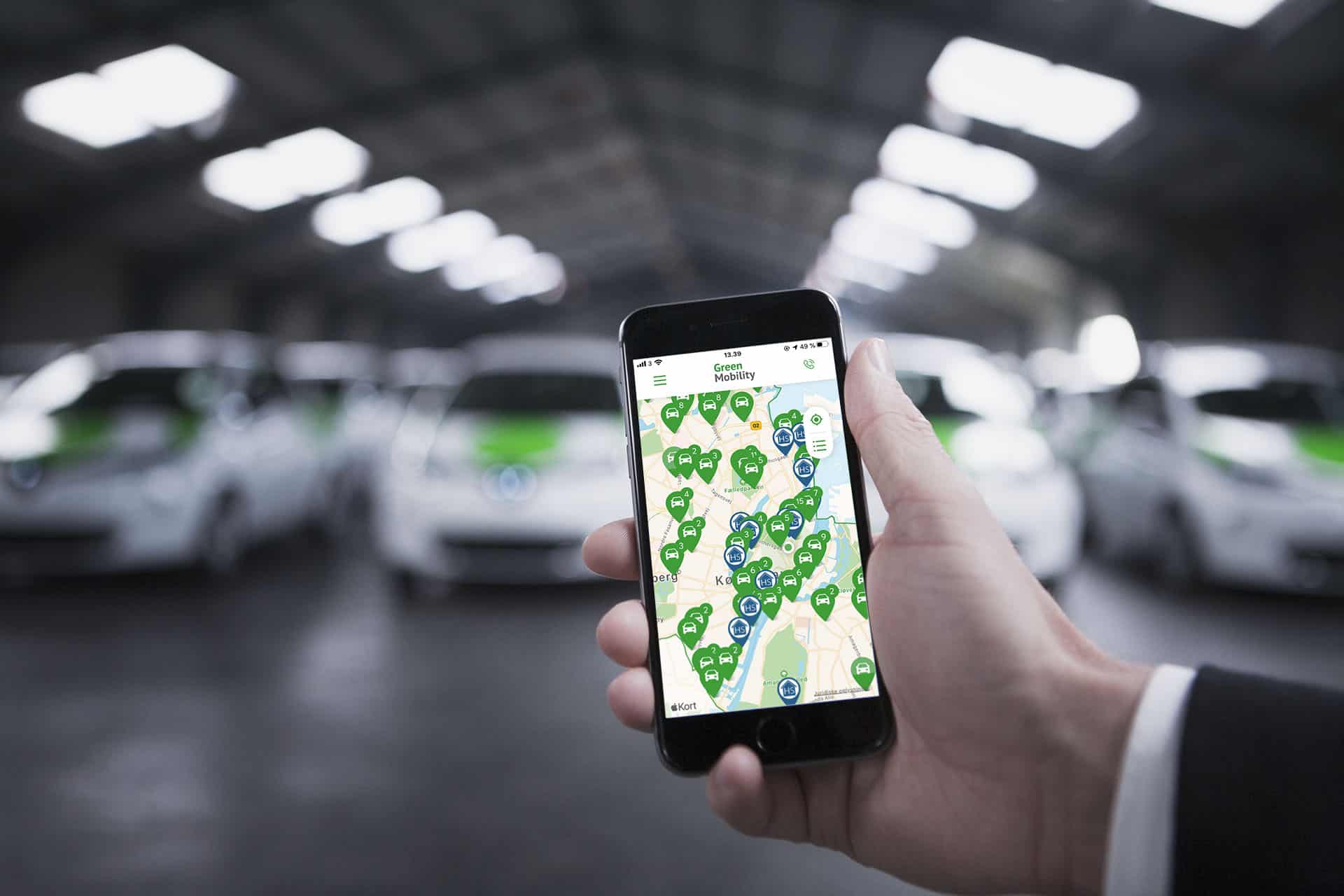 Change car during the trip - GreenMobility Denmark