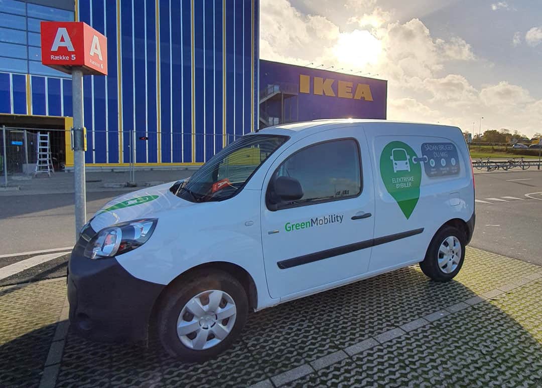 Rent a van. Prices from only DKK 62 per hour | GreenMobility